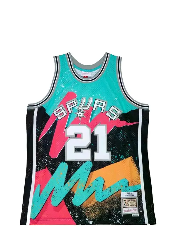 Mitchell & Ness Tim Duncan 1998 Hyper Hoops Swingman Tank Top - Black