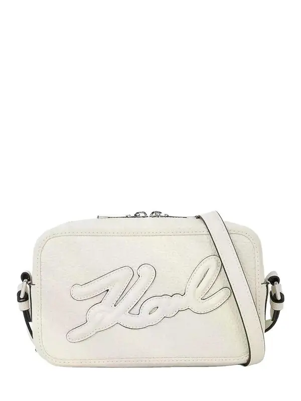 Karl Lagerfeld K/skuare Cross Body Bag - White