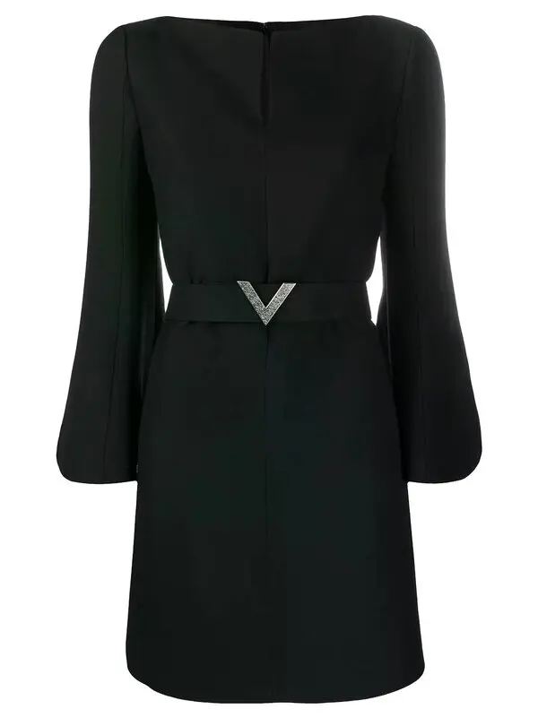 Valentino Garavani V-belted Dress - Black