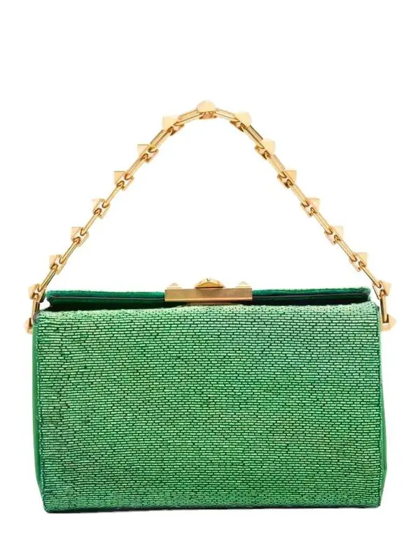 Valentino Garavani Rockstud Beaded Bag - Green