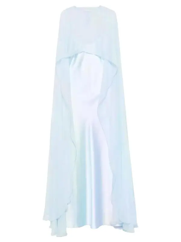 ATU BODY COUTURE Cape-design Dress - Blue