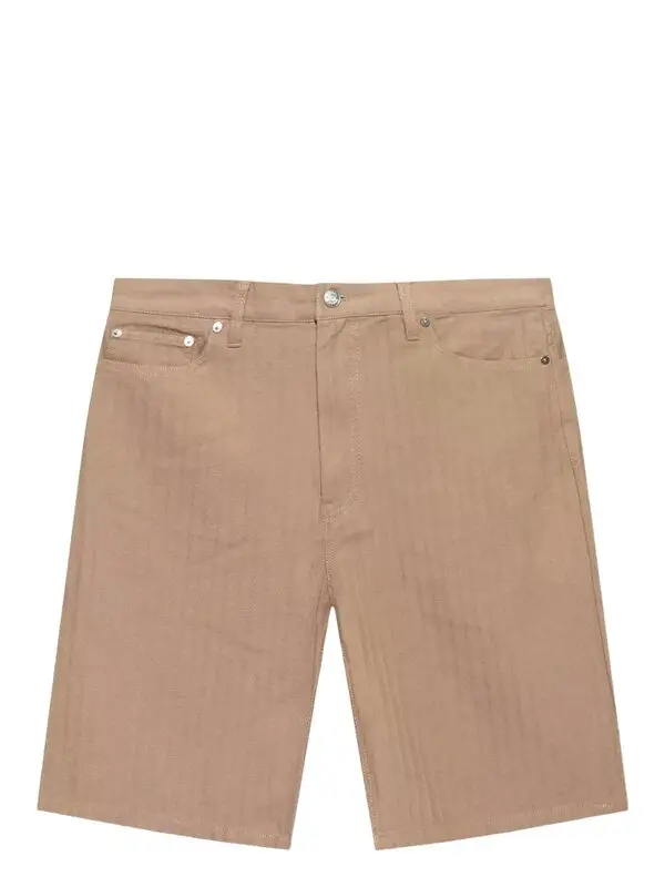 SAMSOE SAMSOE Striped Saeddie Shorts - Brown