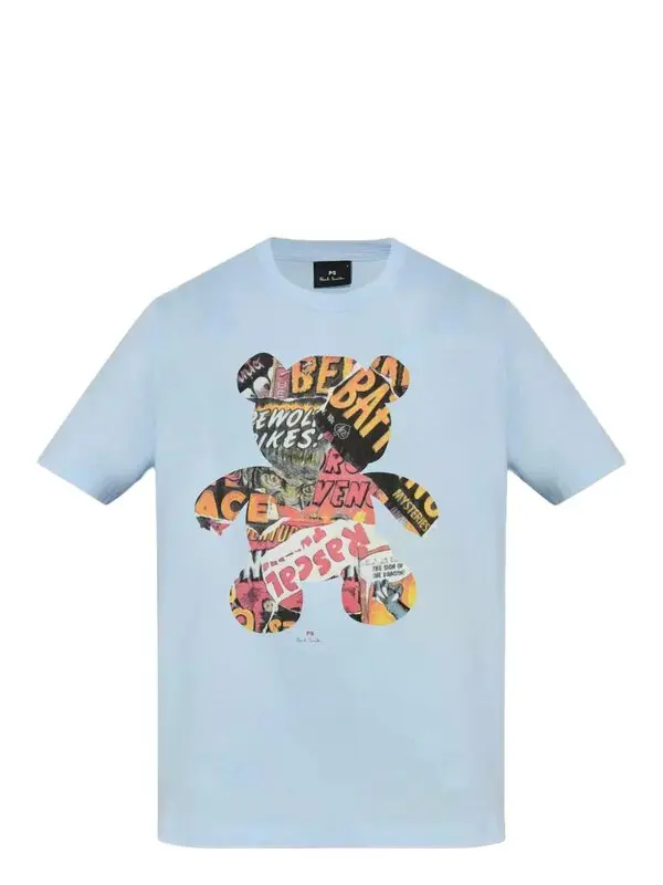 Paul Smith Graphic Bear-print T-shirt - Blue