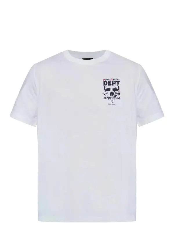 Paul Smith Graphic-print Cotton T-shirt - White