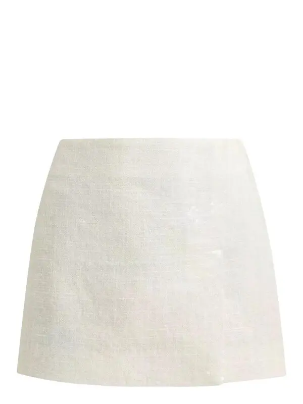 16Arlington Minerva Mini Skirt - White