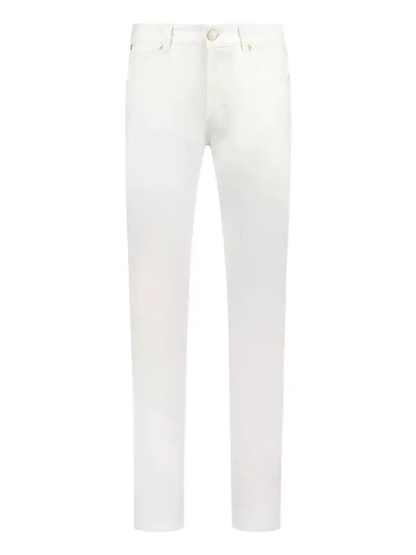 PT TORINO Logo-patch Trousers - White
