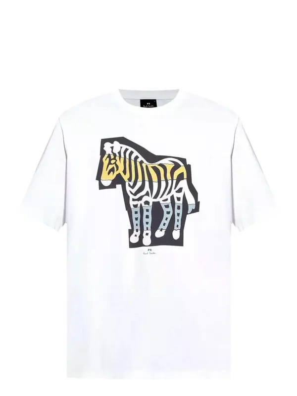 Paul Smith Zebra Graphic T-shirt - White