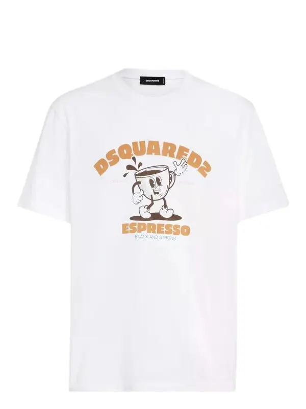 Dsquared2 Espresso T-shirt - White