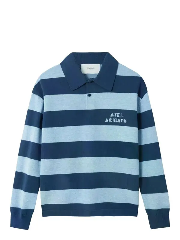 Axel Arigato Frey Polo Sweater - Blue
