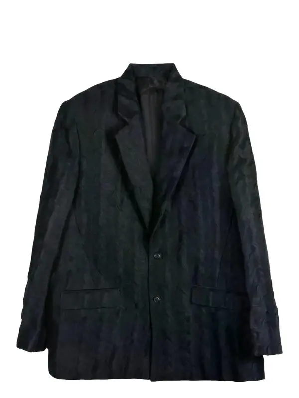 LGN LOUIS GABRIEL NOUCHI Textured Blazer - Black
