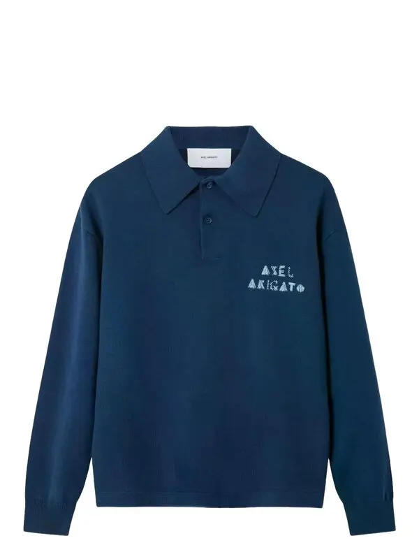 Axel Arigato Frey Polo Sweater - Blue
