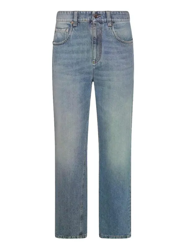 Brunello Cucinelli Straight-leg Jeans - Blue