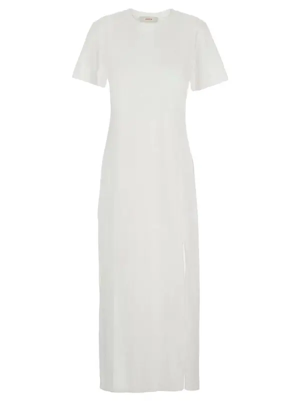 JUCCA Cotton Dress - White