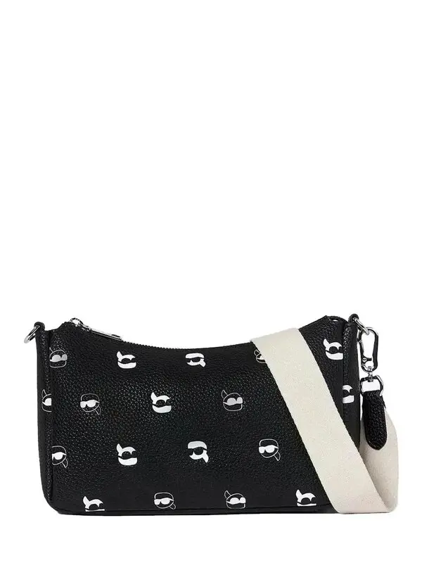 Karl Lagerfeld Ikon Cross Body Bag - Black
