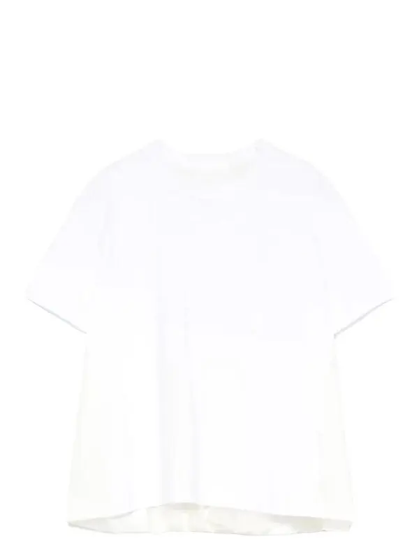 Sacai Paneled T-shirt - White