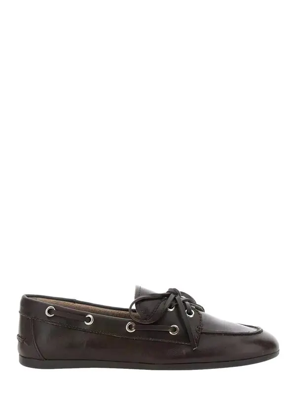 Jeffrey Campbell Leather Loafers - Brown