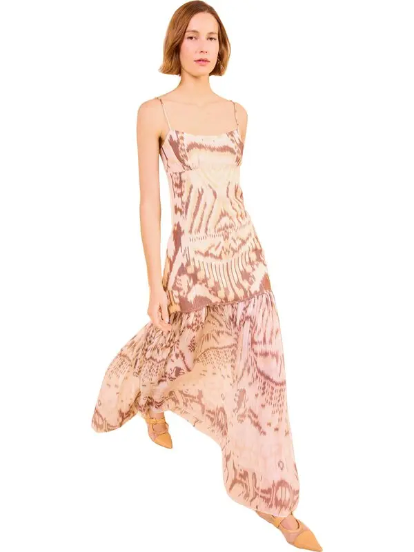 Ulla Johnson Marisol Drop Waist Gown - Moonstone