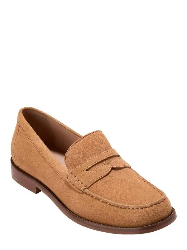 Cole Haan Lana Lux Loafer Flats - Biscuit Suede