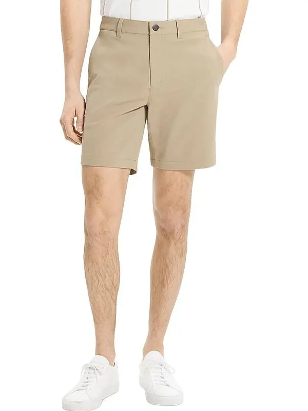 Theory 8" Standard Short In Neoteric Twill - Bark