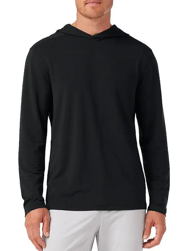 Mizzen+main Knox Long Sleeve Hoodie - Black