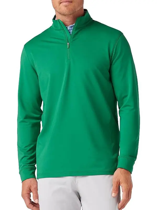Mizzen+main Highland Quarter Zip - Golf Green