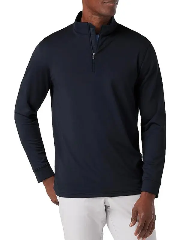 Mizzen+main Highland Quarter Zip Pullover - Navy