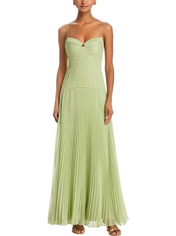 AMUR Saylor Pleated Gown - Stem