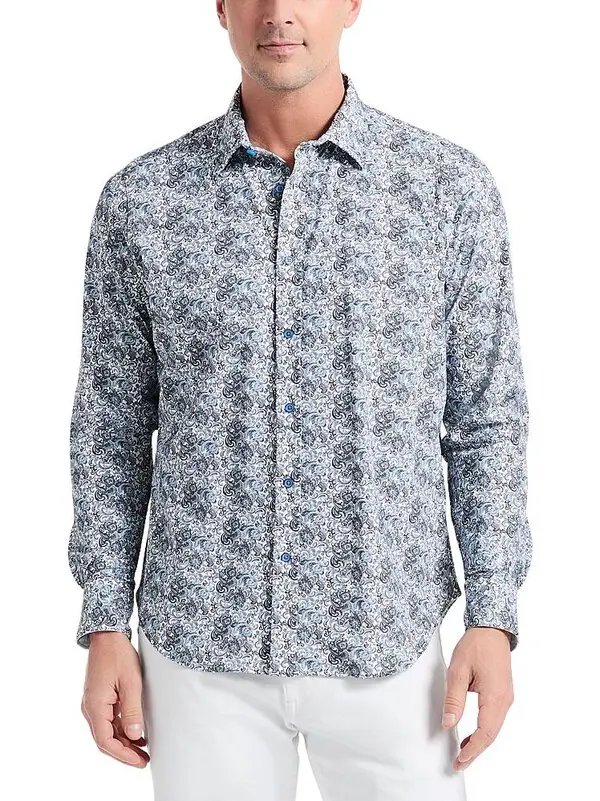 Robert Graham Fitzgerald Woven Long Sleeve Shirt - Multi
