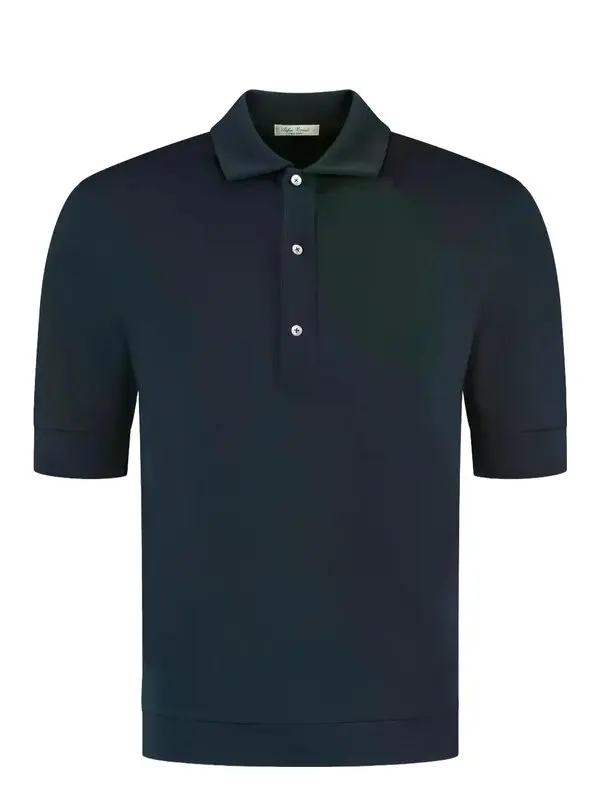 STEFAN BRANDT Pima Cotton Polo Shirt - Blue