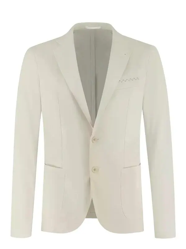 DORIANI CASHMERE Single-breasted Blazer - Neutrals