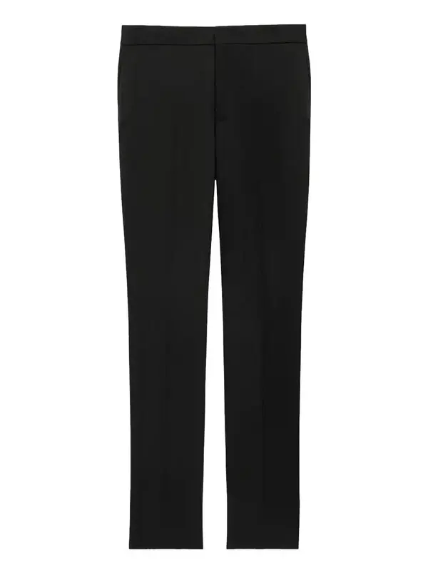 Saint Laurent Concealed-fastening Trousers - Black
