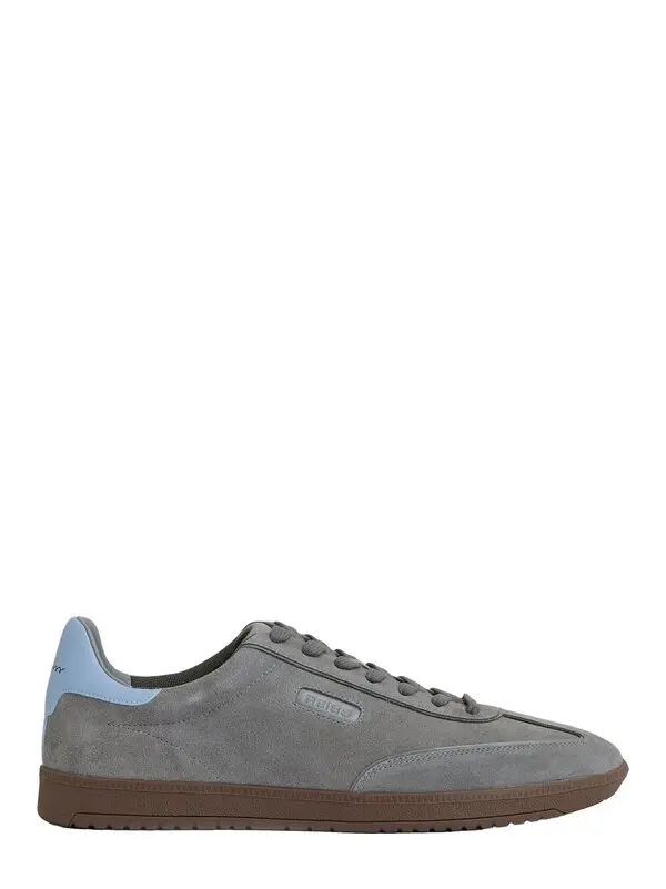 REISS Bode Suede Low-top Trainers - Dark Grey