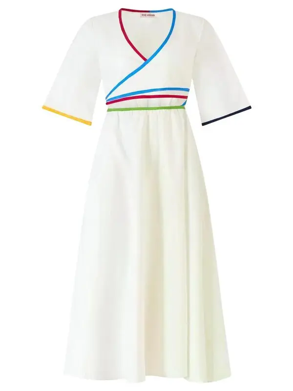 Rosie Assoulin Cotton Midi Dress - White