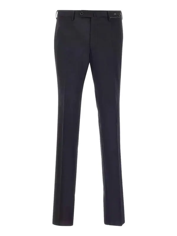 PT TORINO Virgin Wool Trousers - Blue