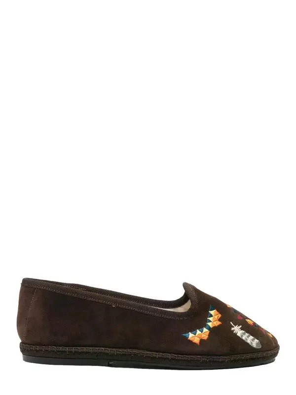 FORTELA Flat Pumps - Brown