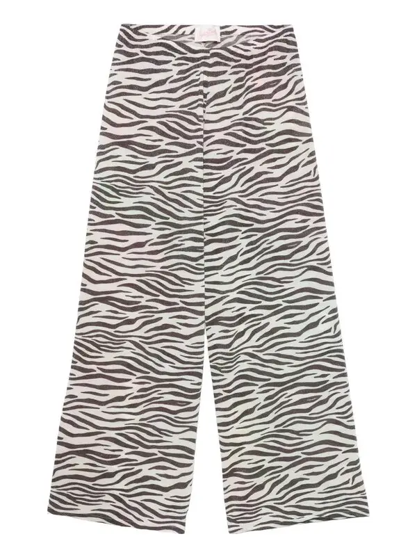 MC2 SAINT BARTH Zebra-print Pants - Neutrals
