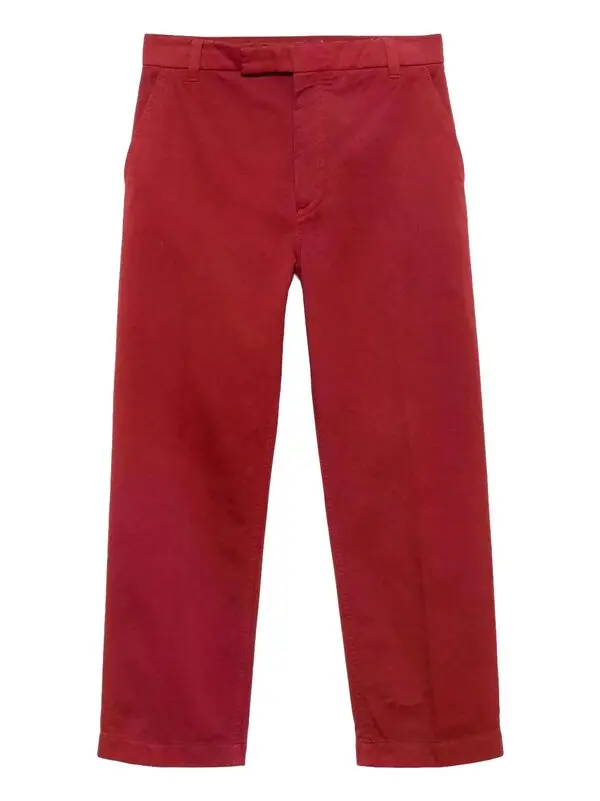Thom Browne Cotton Chinos - Red