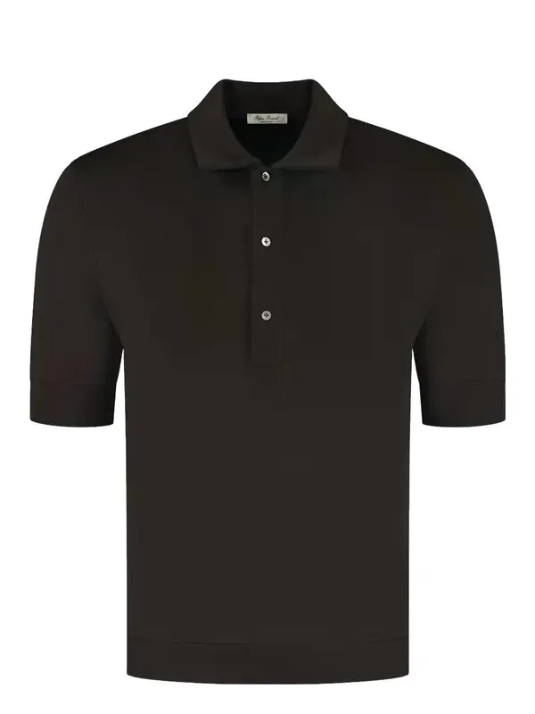 STEFAN BRANDT Cotton Polo Shirt - Brown