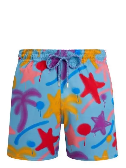 Vilebrequin Stretch Short Swim Trunks - Blue