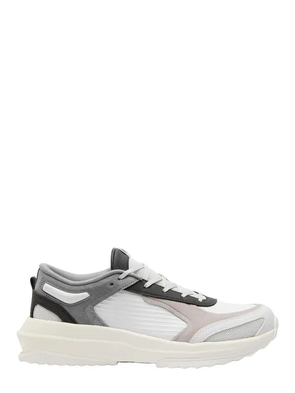 Apl Panelled Suede Sneakers - Grey