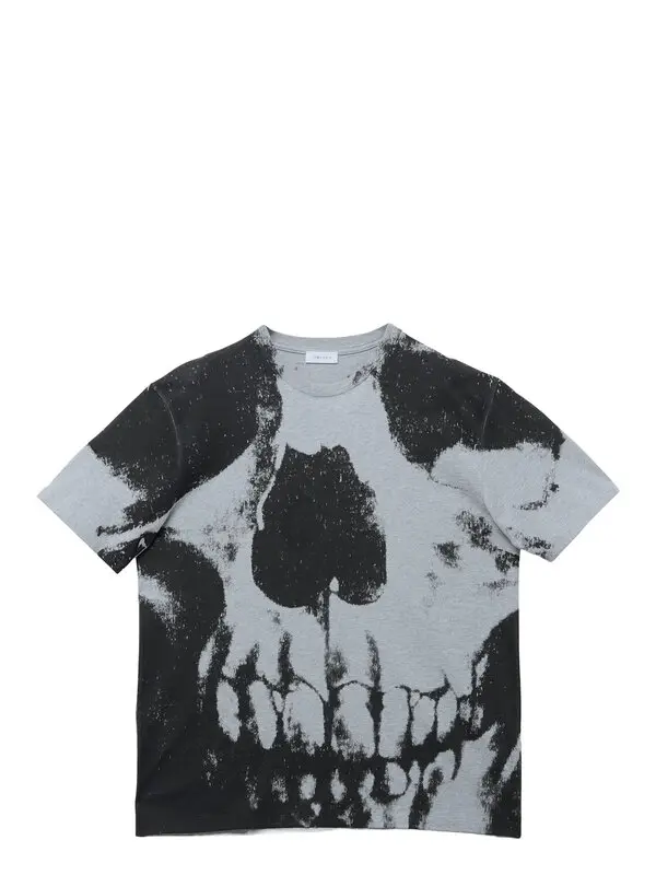 Alexander McQueen Cotton Skull T-shirt - Neutral
