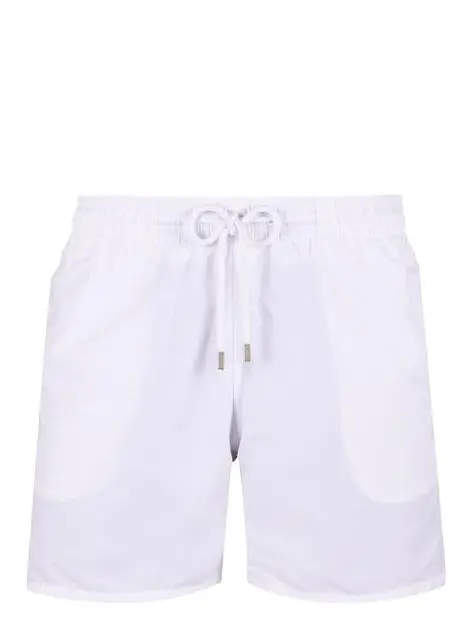 Vilebrequin Moorea Solid Swim Trunks - Blanc