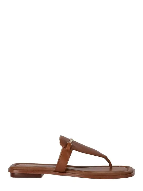 Michael Kors Lena Thong Sandal - Brown