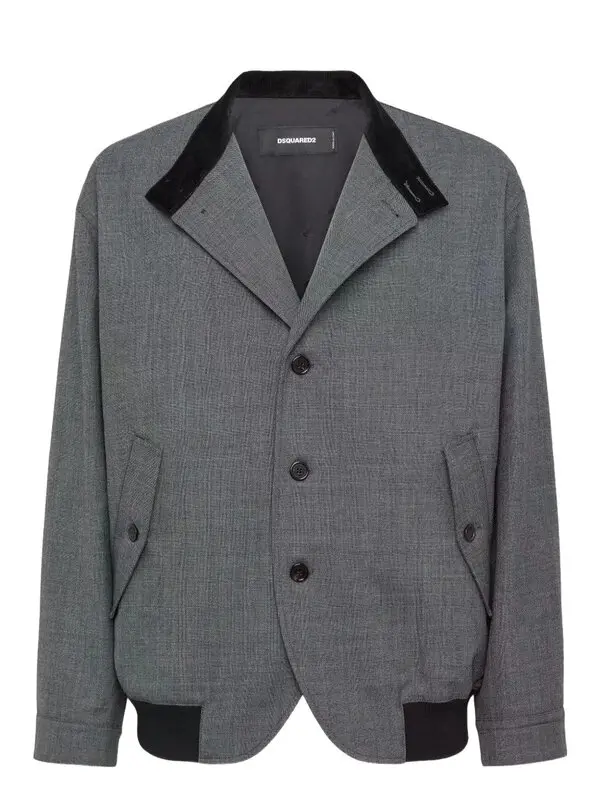 Dsquared2 Baracuta Blazer - Grey