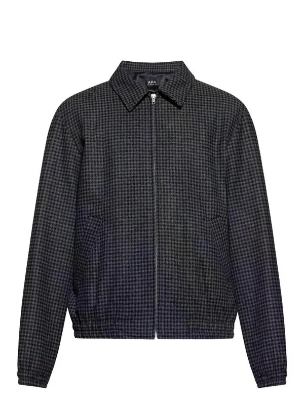 A.p.c. Checked Jacket - Black