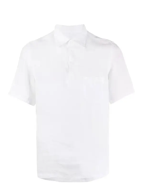 COSTUMEIN Corfù Linen Polo Shirt - White