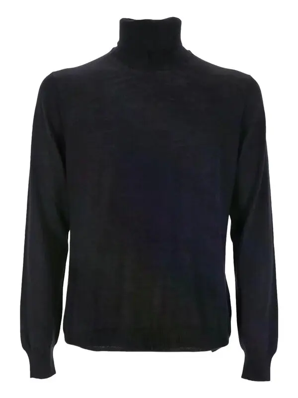 GRAN SASSO Roll-neck Sweater - Blue
