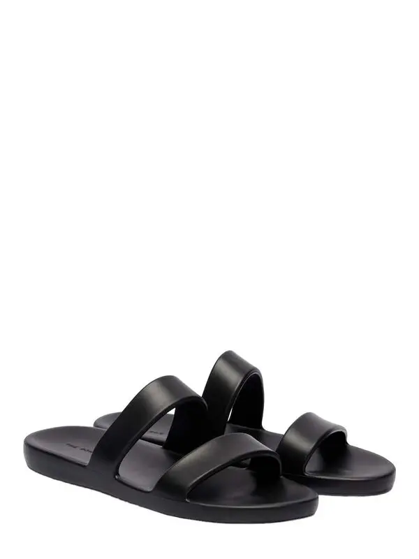 THE ROW Rubber Sandals - Black