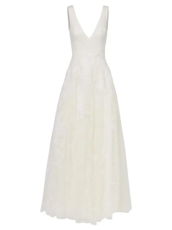 Costarellos Sleeveless Maxi Dress - White