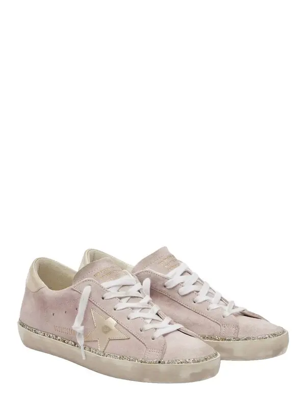 GOLDEN GOOSE Super Star Suede Sneakers - Pink